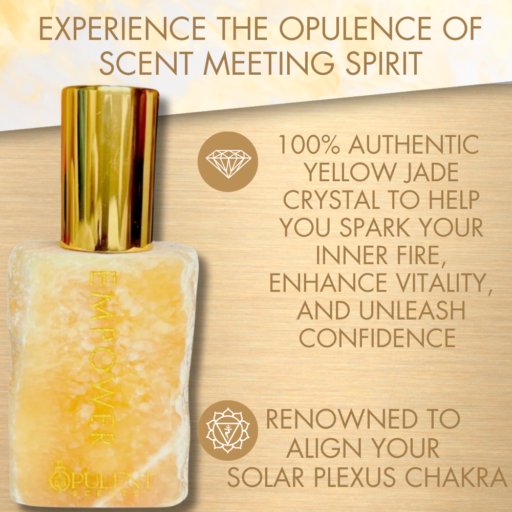 Empower Yellow Jade Crystal Perfume | Unisex EDP for Confidence ...