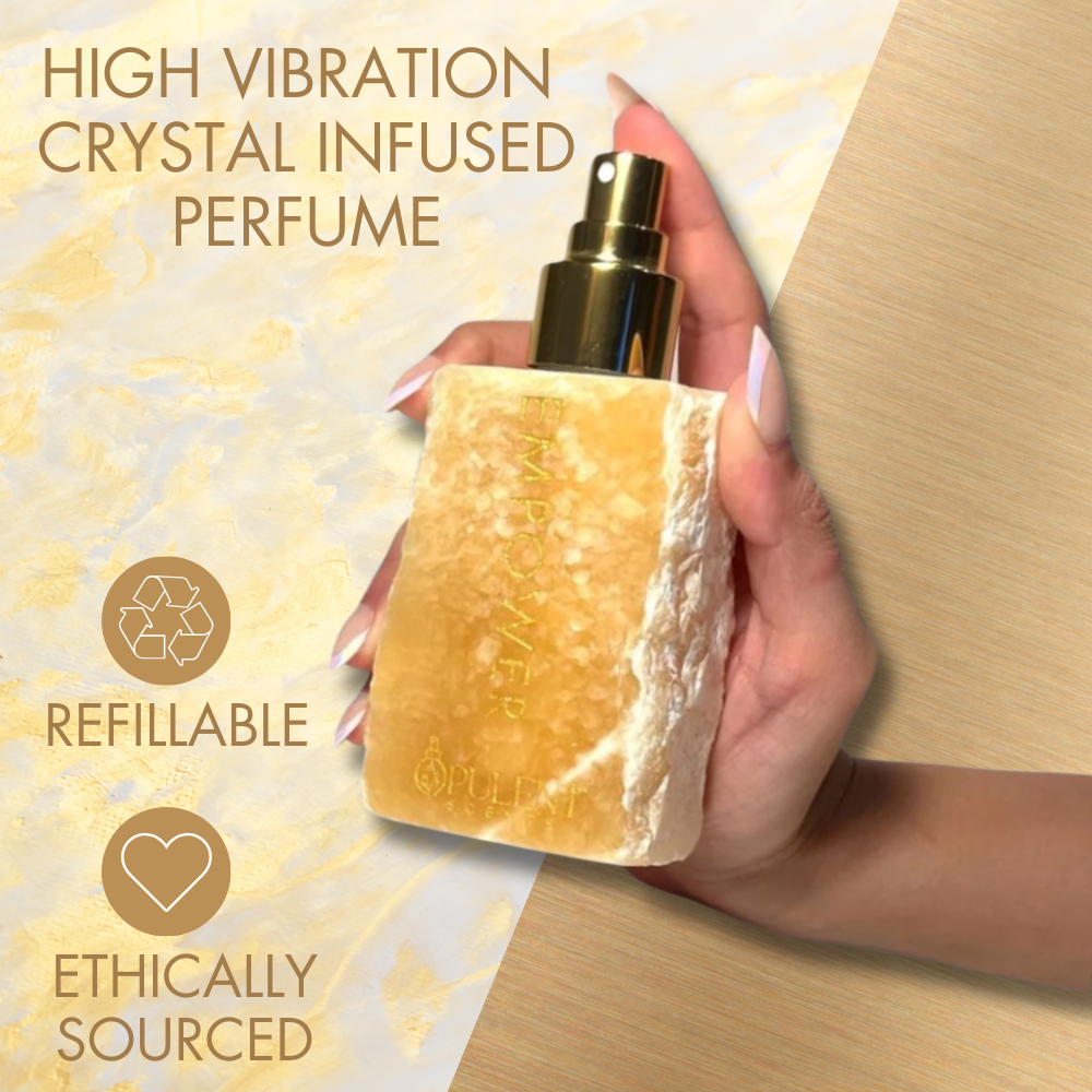 Empower Yellow Jade Crystal Perfume | Unisex EDP for Confidence ...