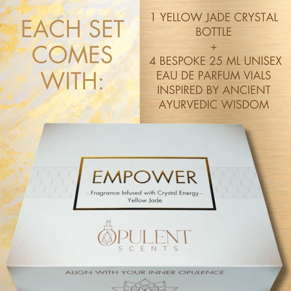 Empower Yellow Jade Crystal Perfume | Unisex EDP for Confidence ...