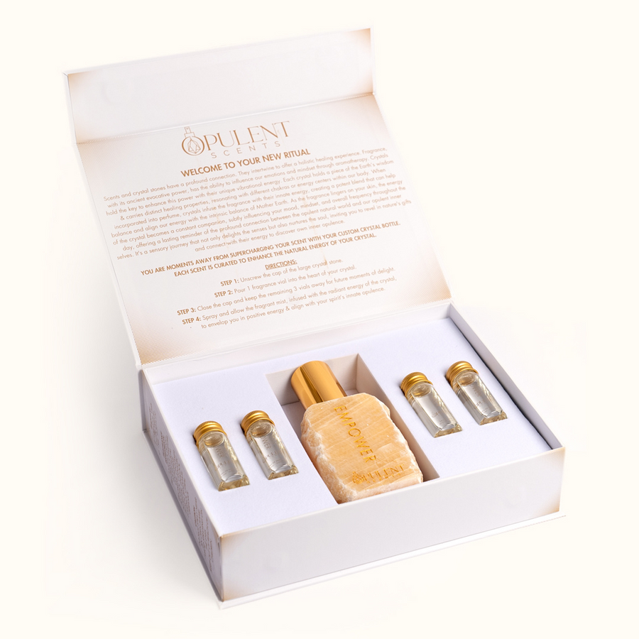 Empower Yellow Jade Crystal Perfume | Unisex EDP for Confidence ...